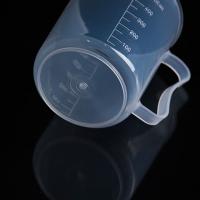 China PP Liquid Plastic Graduated Measuring Cups with Pitcher Handles 250ml 500ml (Pack of 6) for sale