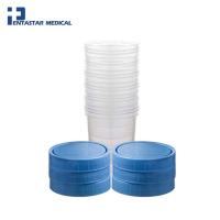 China 4OZ Plastic disposable medical lab specimen cup sample container urine cup specimen cups with screw on lids for sale