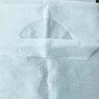 China Hospital Disposable Adult Bibs Waterproof With Paper And PE Film for sale