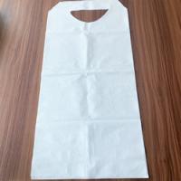 China Hospital Disposable Adult Bibs Waterproof With Paper And PE Film for sale