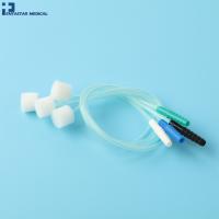 China Disposable Single Use PVC Nasal Oxygen Catheter With Fixed Compress for sale