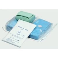 China ISO13485 Hospital Medical Surgical Towel Blue Disposable for sale