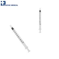 China Single Use Low Dead Space Single Use 1ML Luer Lock Syringe for sale