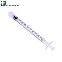 China Single Use Low Dead Space Single Use 1ML Luer Lock Syringe for sale