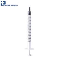China EOS Disinfecting Type Medical Syringe Needles 1ml Luer Slip Syringe Single Use for sale