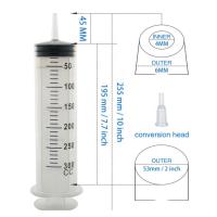 China CE ISO  Certification Medical Syringe Needles Plastic Large Syringe for sale