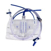China High quality medical male urine drainage collection bags disposable luxury post surgery urinary urine bag drainage valve for sale