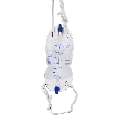 China High quality adulturine bag hospital use urine drainage bag customization urine collector leg bag long tube for sale