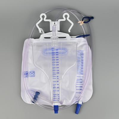 China Adulturine bag hospital use urine drainage bag customization economic urometer urinary drainage bag for sale