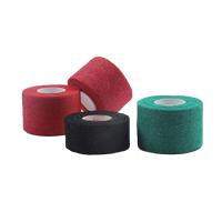 China Adjustable snatch me up bandage wrap customization colorful sport tape cotton cohesive bandage for sale