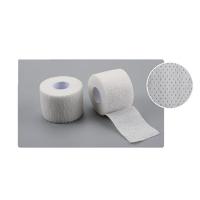 China custom logo print nonwoven cohesive flex elastic medical cohesive bandage 10cm for sale