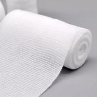 China Medical Soft Comfortable 100% Cotton Side Woven Gauze Bandage to Prevent Surgical Compressed Infection for sale