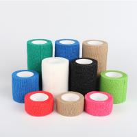 China CE Class I Wound Care Supplies Cotton Flexible Disposable Cohesive Bandage Wrap for sale