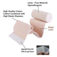 China OEM Elastic Bandage For Medical Cotton Premium Elastic Bandage With Self Closure for sale