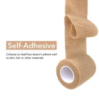 China Self Adherent Medical Tape Flexible Breathable First Aid Gauze for sale