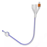 China Disposable Silicone Foley Catheter Cheap Price Urethral Catheter Wholesale Foley Catheter with Silicone Coated for sale