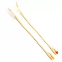 China Hospital Urine Catheter Latex Foley Ureteral Catheter Smooth 3 Way or 2 Way Latex Foley Catheter Latex for sale