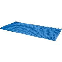 China OEM Blue Infused Wave Cut Memory Foam Massage Relieve Stress Bed Mattress for sale