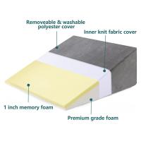 China Cooling Gel Bed Wedge Pillow Memory Foam For Sleeping And Reading for sale