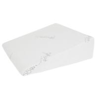 China Breathable Memory Foam Wedge Pillow Bed Support with Stylish Chic Jacquard Cover for sale