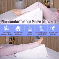 China Adjustable Memory Foam Wedge Pillow Folding Triangle Inflatable for sale