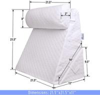 China Adjustable Memory Foam Wedge Pillow Folding Triangle Inflatable for sale