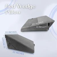 China Adjustable Folding Cool Memory Foam Incline Cushion System For Leg And Back Support for sale