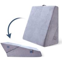 China Adjustable Folding Cool Memory Foam Incline Cushion System For Leg And Back Support for sale
