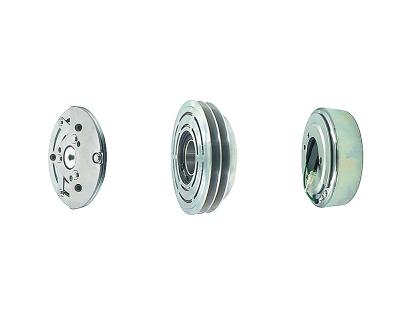 China Auto Ac Magnetic Clutch for MITSUBISHI ROSA Coil Pulley 24v Ac air ConditIon Compressor Part Coil Clutch Plate Hub for sale