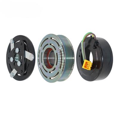 China magnetic clutch car air conditioning A/c Compressor Clutch Assembly for peugeot 408 Pv6 113mm Car Ac Spare Parts for sale