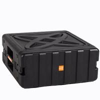China Black PP 4U 19 Inch Rack Case Corrosion Resistant Impact Proof 600mm Depth for sale