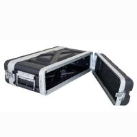 China 2U Shallow Rack Case ABS 8 Inch Depth Lightweight Waterproof for Microphone Equipment for sale