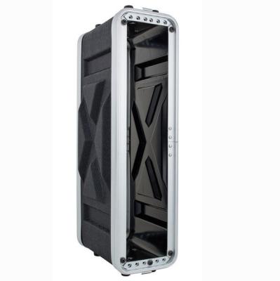 China 2U Shallow Rack Case ABS 8 Inch Depth Lightweight Waterproof for Microphone Equipment for sale