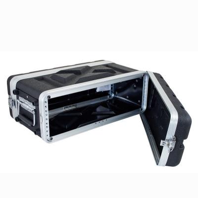 China 19 Inch 2U 4U 3U Shallow Rack Case ABS Plastic with Latches Front Rear Rails Durable for sale