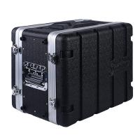 China Stackable ABS 8U Amplifier Rack Case 8 Inch Depth 480x210x356mm for sale