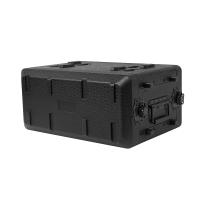 China Easy Carry 4U 4 Space Shallow Rack Case Black PE 10