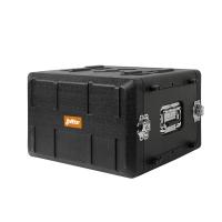 China Black 6U Flight Rack Mount Road Case PE 15