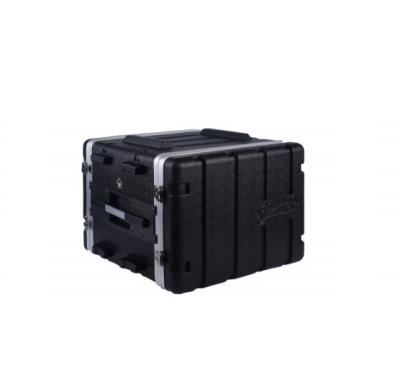 China Durable ABS 8U 19 Inch Rack Case with Heavy Duty Twist Latches for DJ Equipment for sale