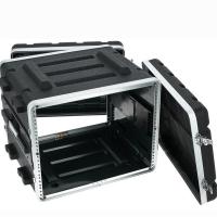 China Durable ABS 8U 19 Inch Rack Case with Heavy Duty Twist Latches for DJ Equipment for sale