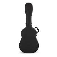 China ABS Acoustic Guitar Hard Case 41 Inch Black with Padded Shoulder Straps for sale
