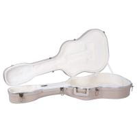 China Waterproof ABS Classical Guitar Flight Case Ivory EPS Foam And Plush Linning for sale