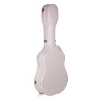China Waterproof ABS Classical Guitar Flight Case Ivory EPS Foam And Plush Linning for sale