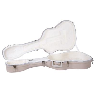 China Ivory Acoustic ABS Hard Shell Guitar Case Lightweight Waterproof for sale