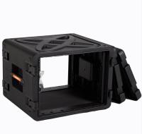 China PP 8U 19 Inch Rack Mount Road Case Watertight Dust Proof 19 Inch Rack Depth for sale