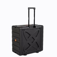 China PP 6U 19 Inch Rack Mount Cabinet Black with Built In Wheels for sale