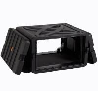 China PP 6U 19 Inch Rack Mount Cabinet Black with Built In Wheels for sale