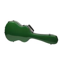 China Green Fiberglass Classical Guitar Case 39 Inch Anti Pressure Hard Shell for sale