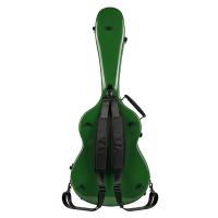 China Green Fiberglass Classical Guitar Case 39 Inch Anti Pressure Hard Shell for sale
