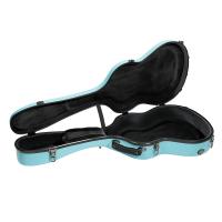 China 39 Inch Fiberglass Guitar Hard Case Tiffiany Blue Waterproof 10mm Sponge for sale