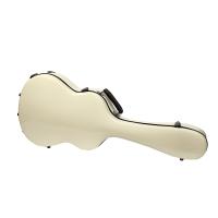China 39 Inch Fiberglass Classic Guitar Case Ivory 10mm Sponge Heavy Duty for sale